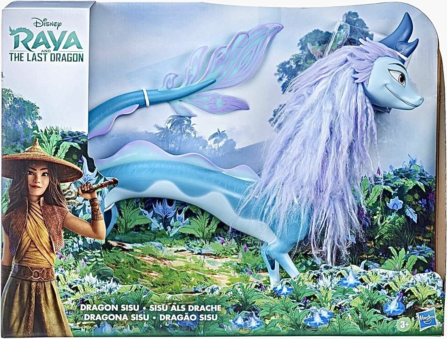 Рая и последний дракон Премиум-дракон фигурка Сису с мягкими волосами, Disney / Дисней