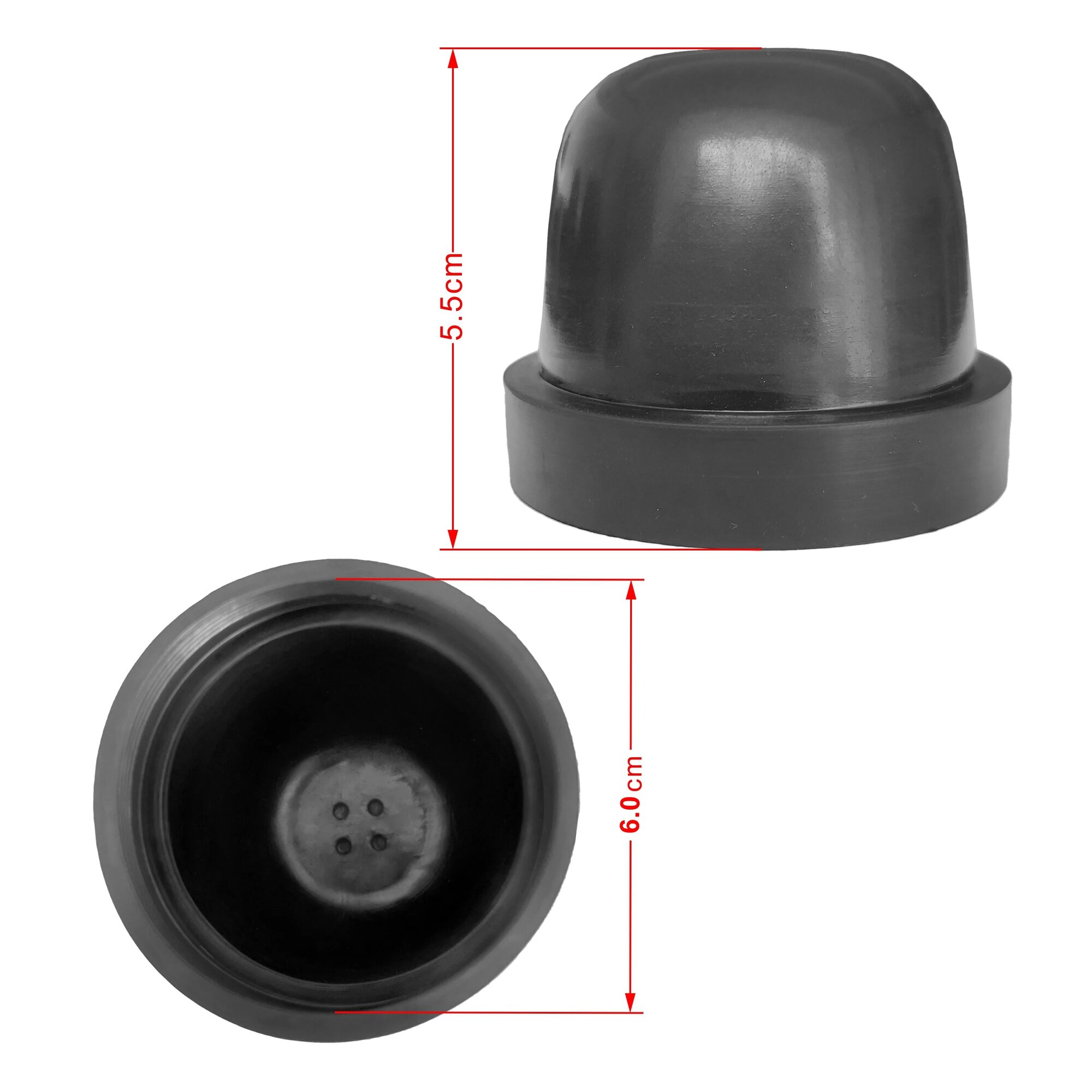 2 шт. автомобильные светодиодные фары HID, пылезащитный чехол, универсальный 60/65/70/75/80/83/85/90/100/105 мм, диаметр резинового корпуса, уплотнительная крышка, пылезащитный чехол 2pcs DC26-60mm