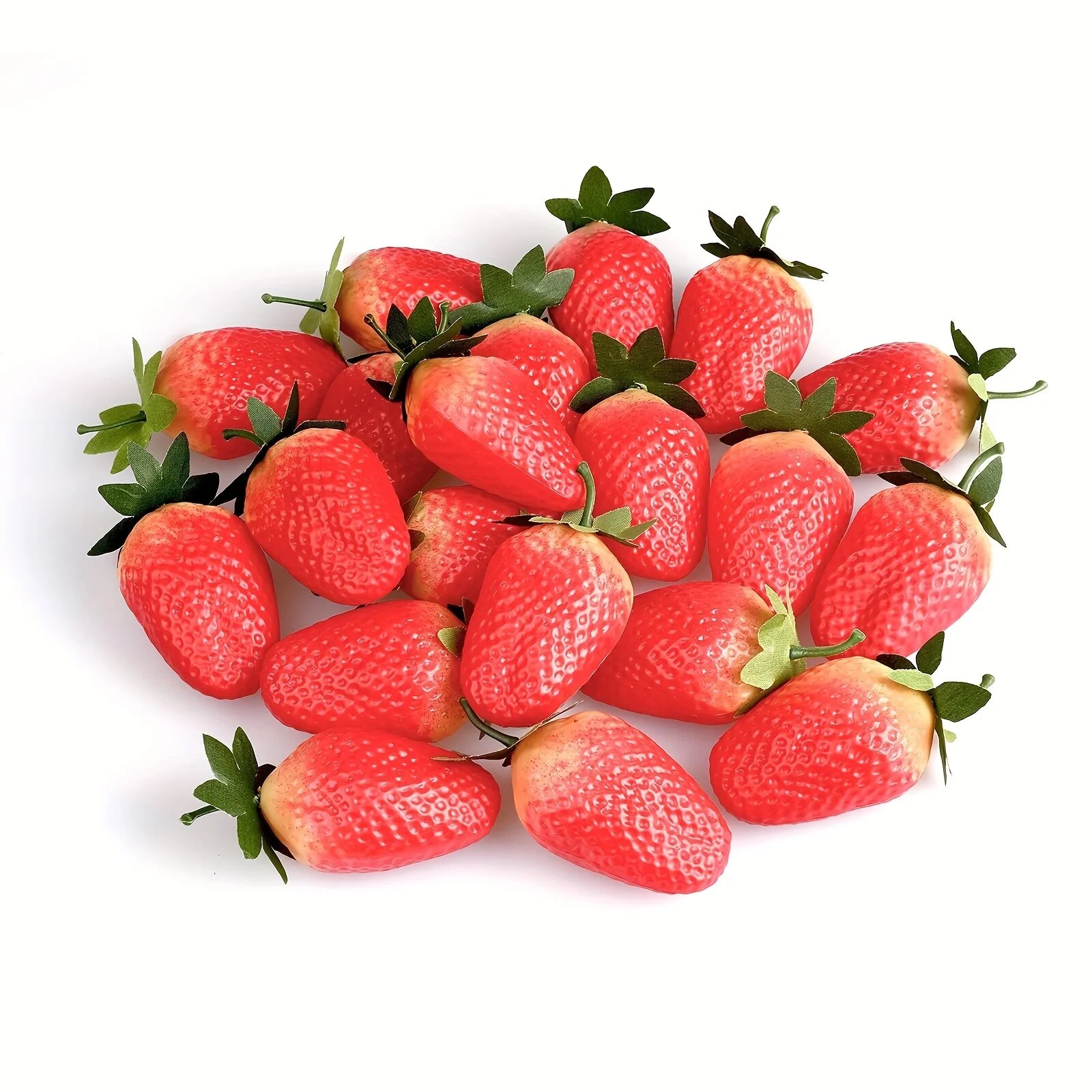 Искусственные клубники 6шт, Цвет: 6pcs B
