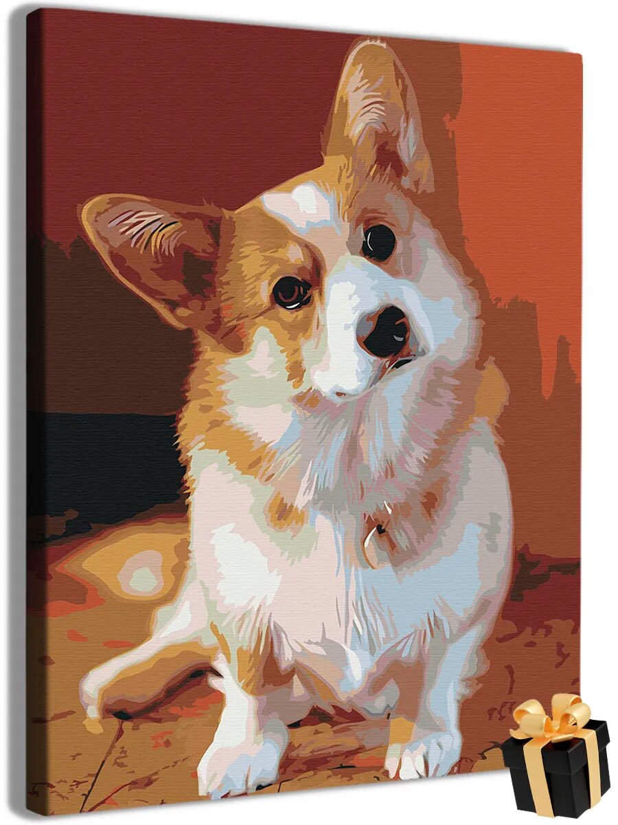 Картины по номерам Корги