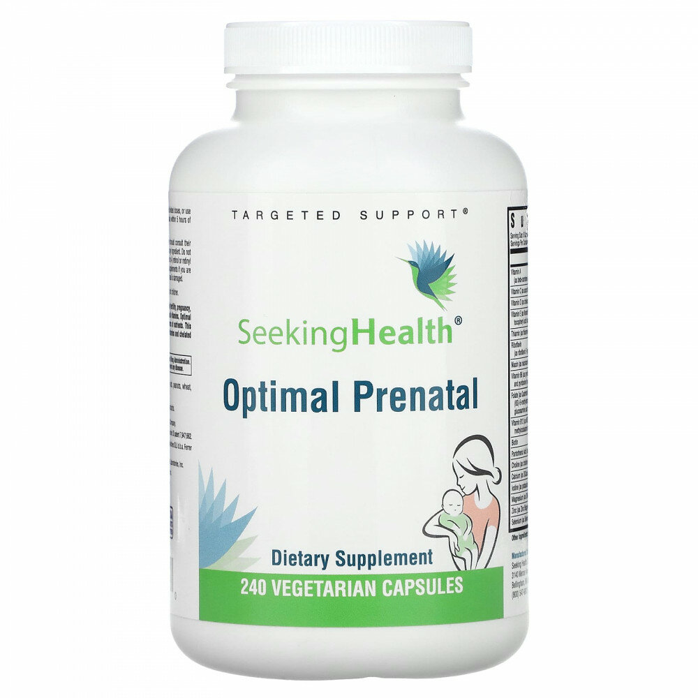 Seeking Health, Optimal Prenatal, 240 капсул