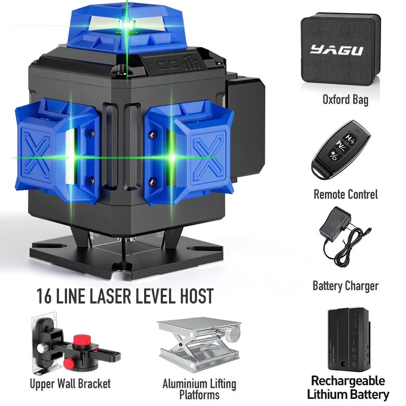 YAGU 4x360° Лазерный уровень