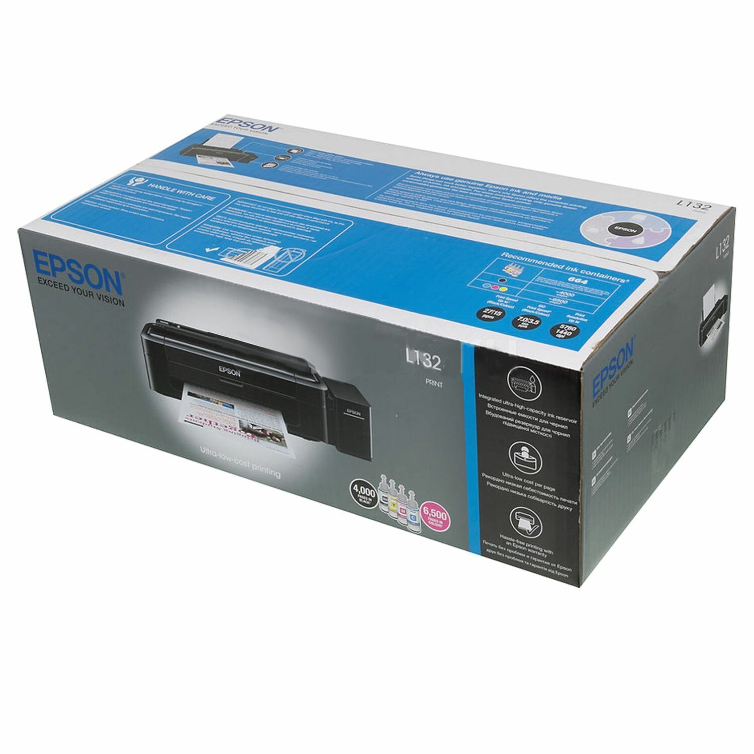 Epson Принтер струйный L130 — фото 1