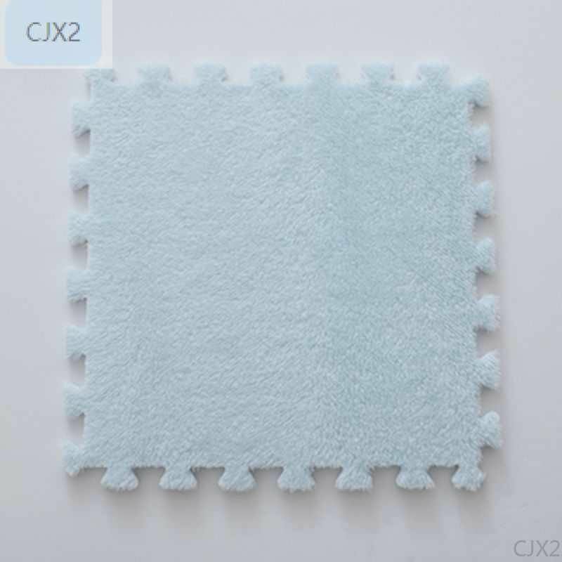 Коврики для сращивания флиса детский, коврик-пазл, пазлы с эффектом "теплого пола", 10 пазлов 94Х94 см. развивающий, для ползания, водонепроницаемый, складной, на пол-CJX2