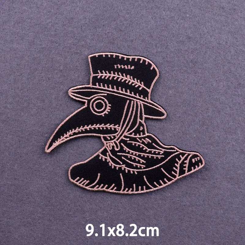 Нашивки pulaqi с черепом, котом и бабочкой PE5162CT