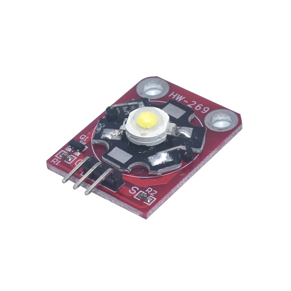 Мощный светодиодный модуль KEYES 3 Вт с печатной платой для Arduino STM32 AVR