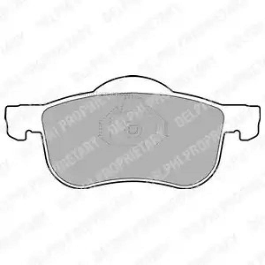 DELPHI LP1458 Колодки тормозные дисковые