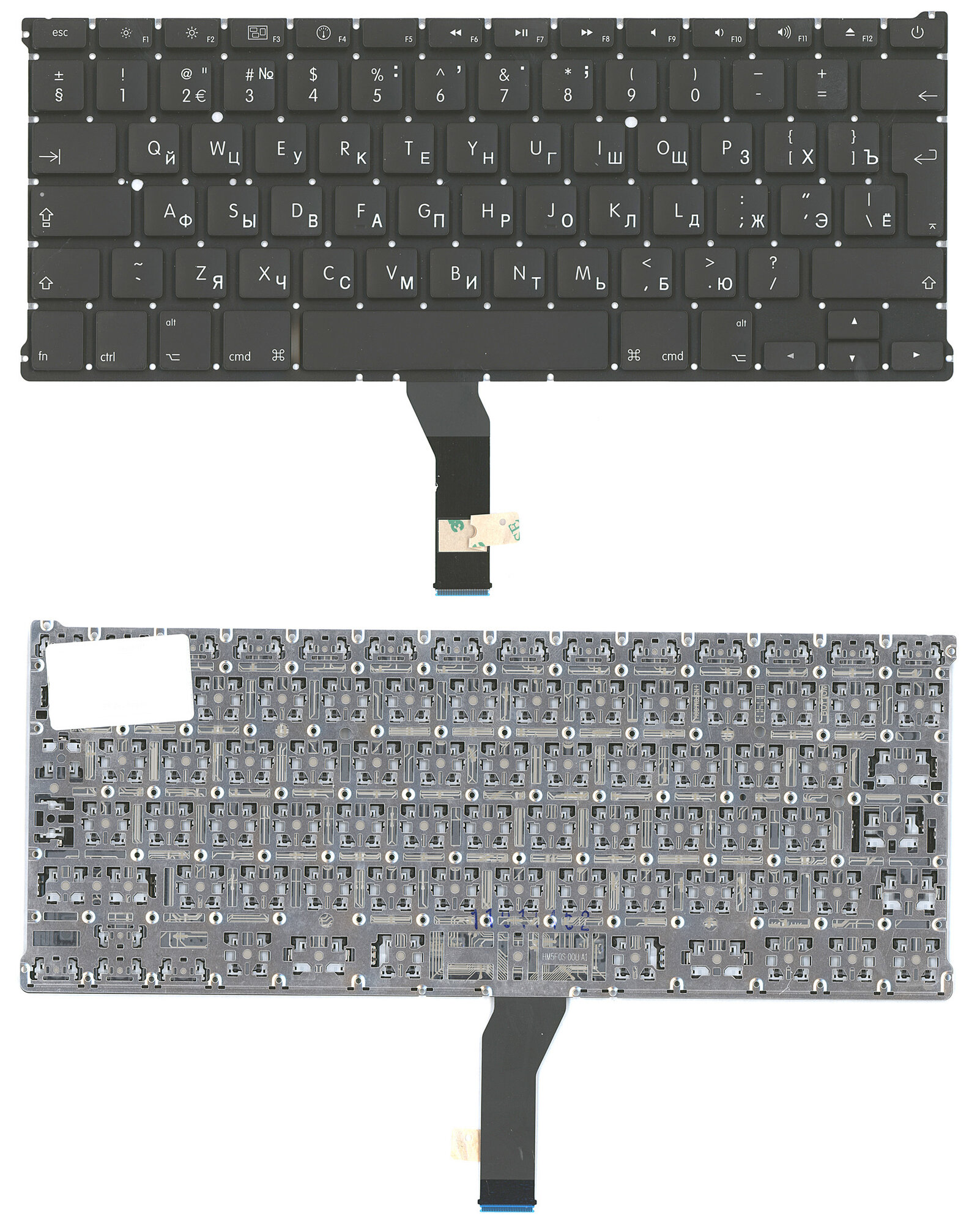 Клавиатура для ноутбука MacBook A1369 большой ENTER без подсветки 2010+