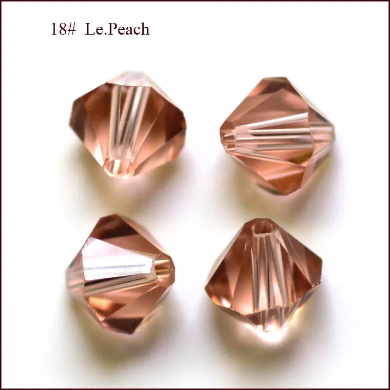 Бусины хрустальные 18# Le.Peach 4 мм