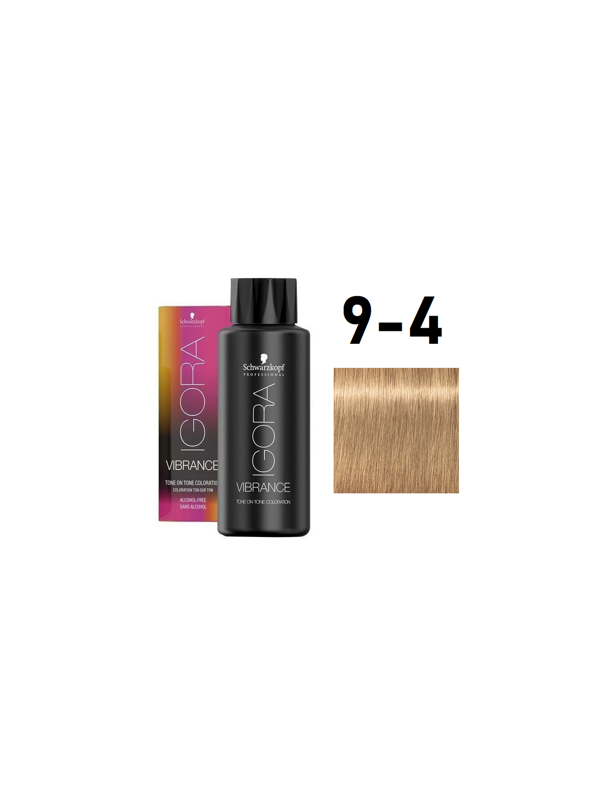 Schwarzkopf Professional Schwarzkopf Igora Vibrance 9-4 - Краситель тон-в-тон блонд бежевый 60 мл