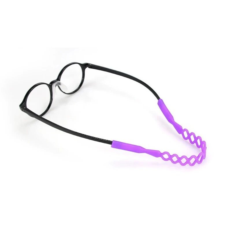 Силиконовая цепочка для очков purple