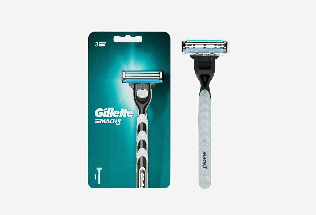 Станок для бритья с 1 сменной кассетой GILLETTE Mach3