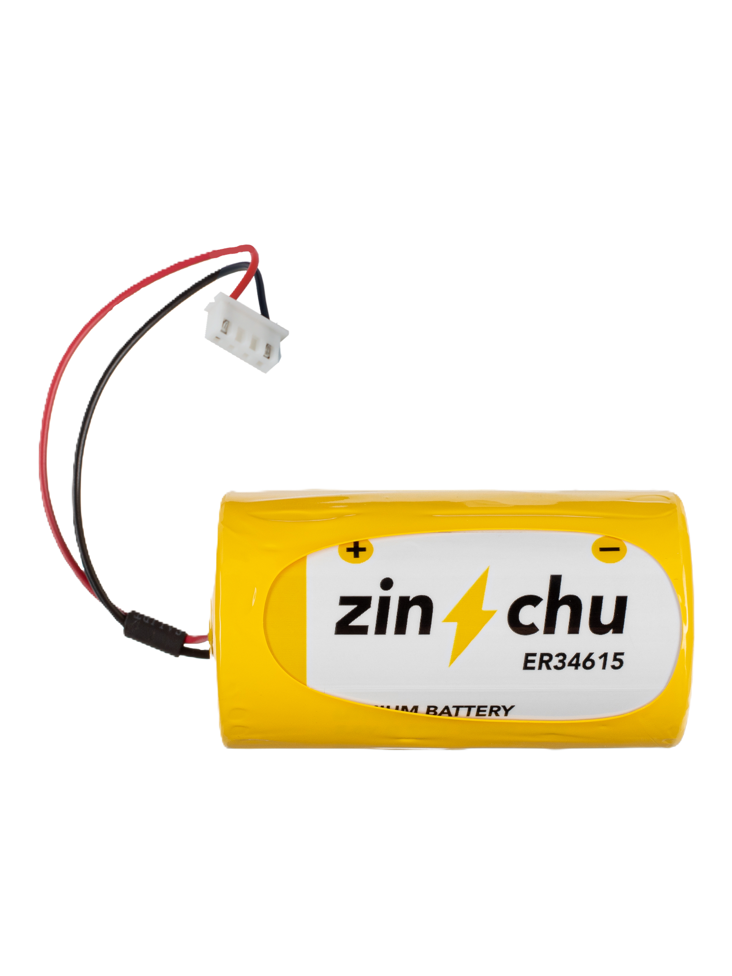 Батарейка литиевая "Zinchu", тип ER34615, 3.6В c коннектором XH-4P