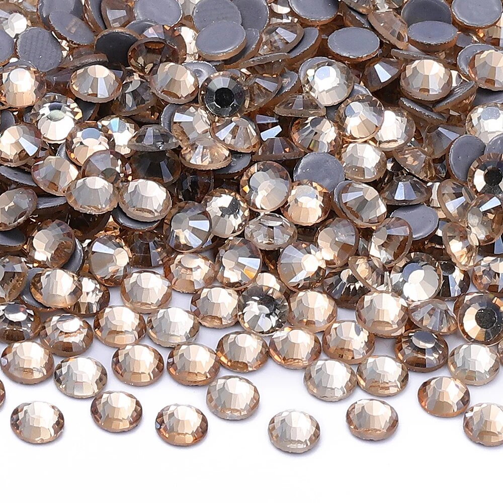 Стразы серебряные Golden Shadow SS16-1440Pcs