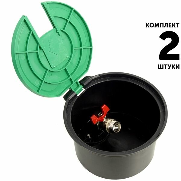 Бокс с краном POELSAN BOX WITH VALVE гидрант 3/4". Комплект 2 штуки