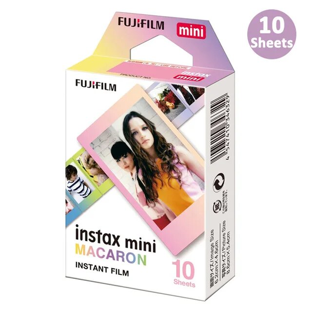 Fujifilm Instax Mini Film Mini 12 белая монохромная 10/20/30 листов 10 Sheet Macaroon