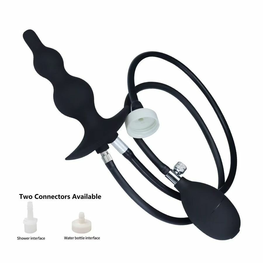 Надувная анальная пробка, клизма для душа 2 в 1, анальные секс-игрушки, расширитель ануса и влагалища 04