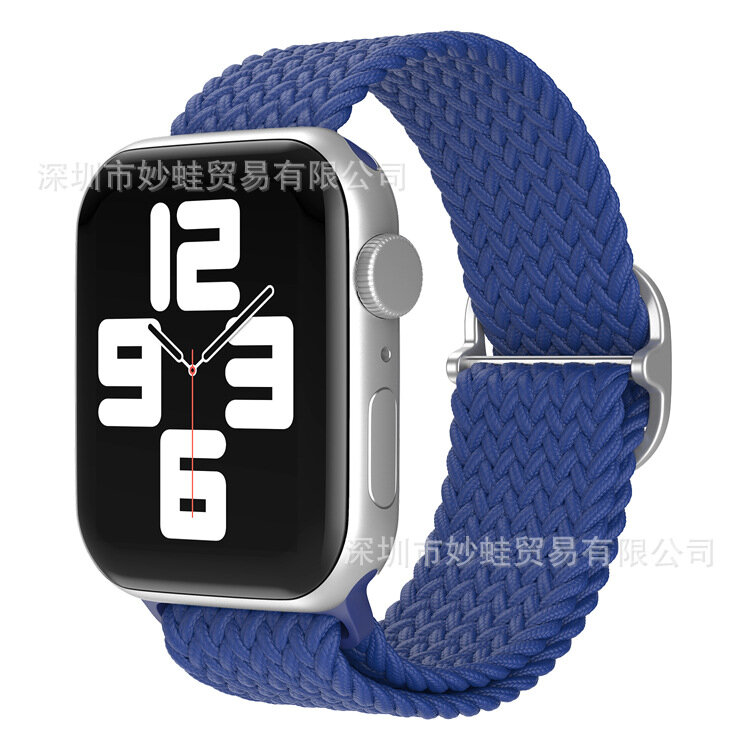 Ремешок для часов, нейлон, плетеный, двойной, 42-49 мм