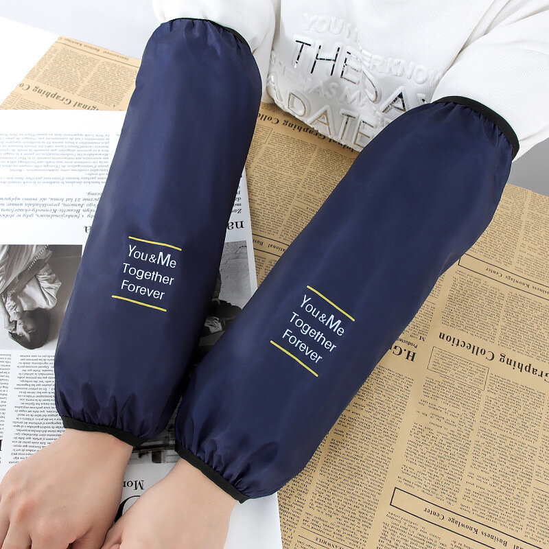 Удлиненные рукава, водонепроницаемые, маслонепроницаемые, для кухни, для работы, синие