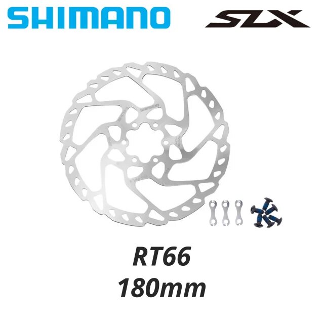 SHIMANO Deore XT RT86/RT76/RT66 Дисковые тормозные роторы 160/180/203 мм RT66 180mm