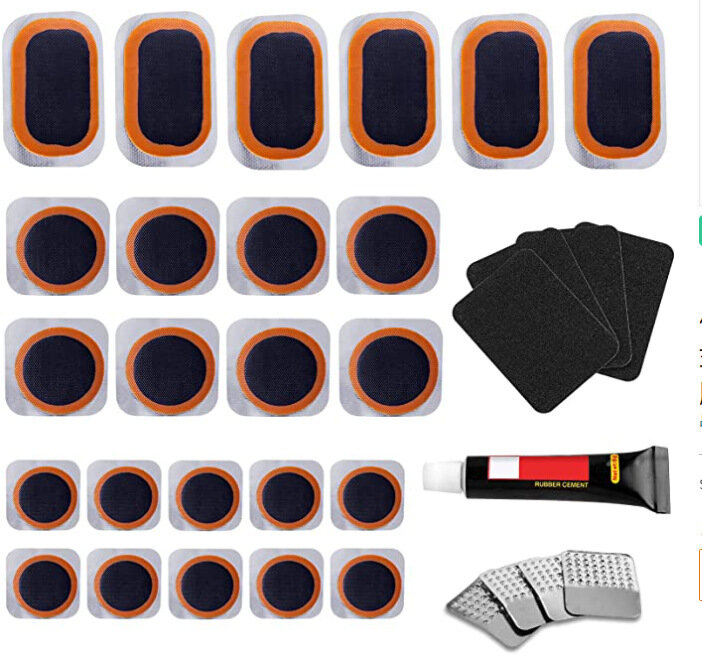 Набор для ремонта велосипедных шин, клей, пленка, жидкость, артефакт, 5 цветов