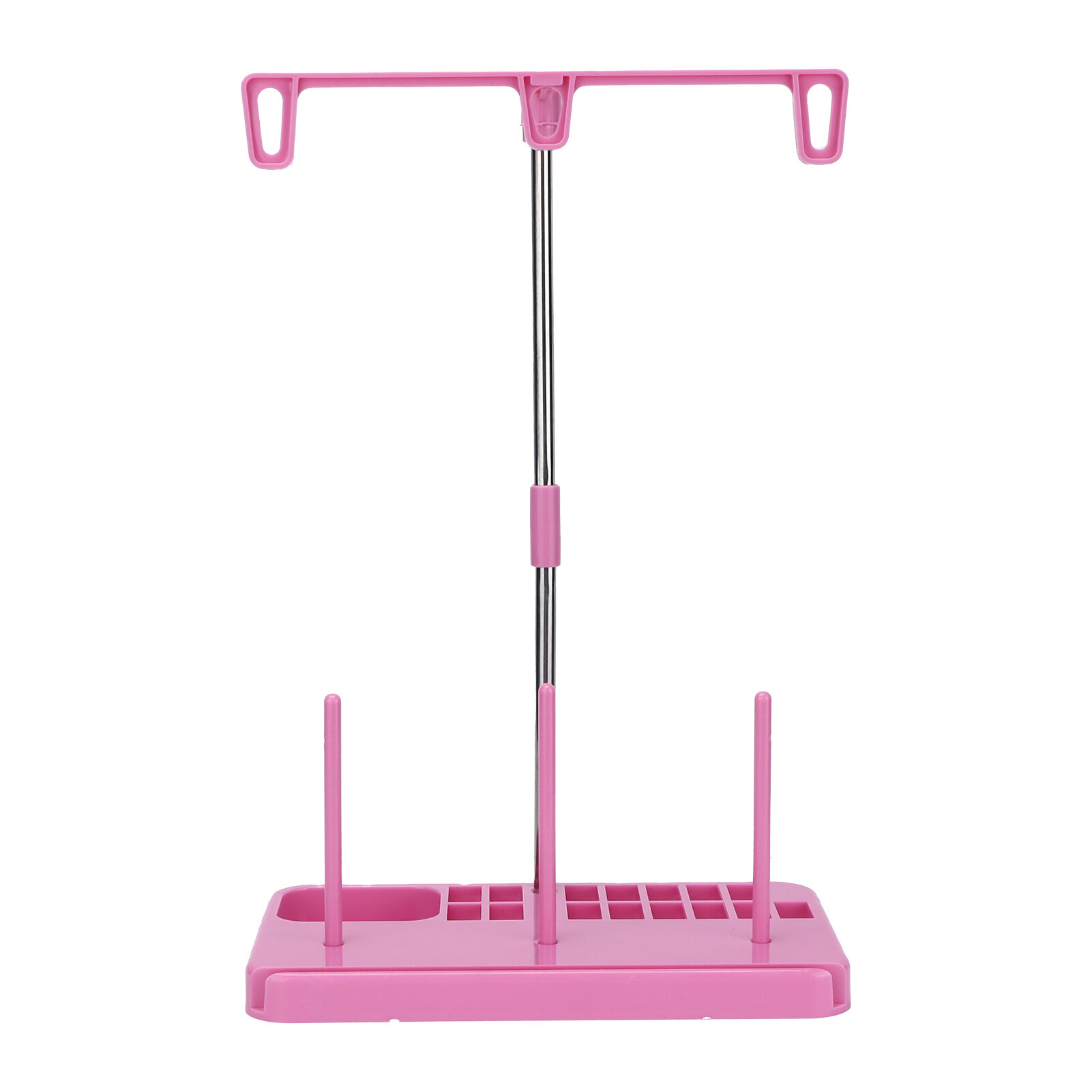 Легкая подставка-держатель для 3 катушек с нитками для бытовых швейных машин, аксессуары для квилтинга и рукоделия, розовый