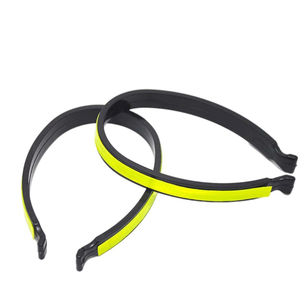 2шт Велосипедные Зажимы Для Брюк Легкий Светоотражающий Велосипедный Зажим Для Брюк Safety Clip для Ночной Езды