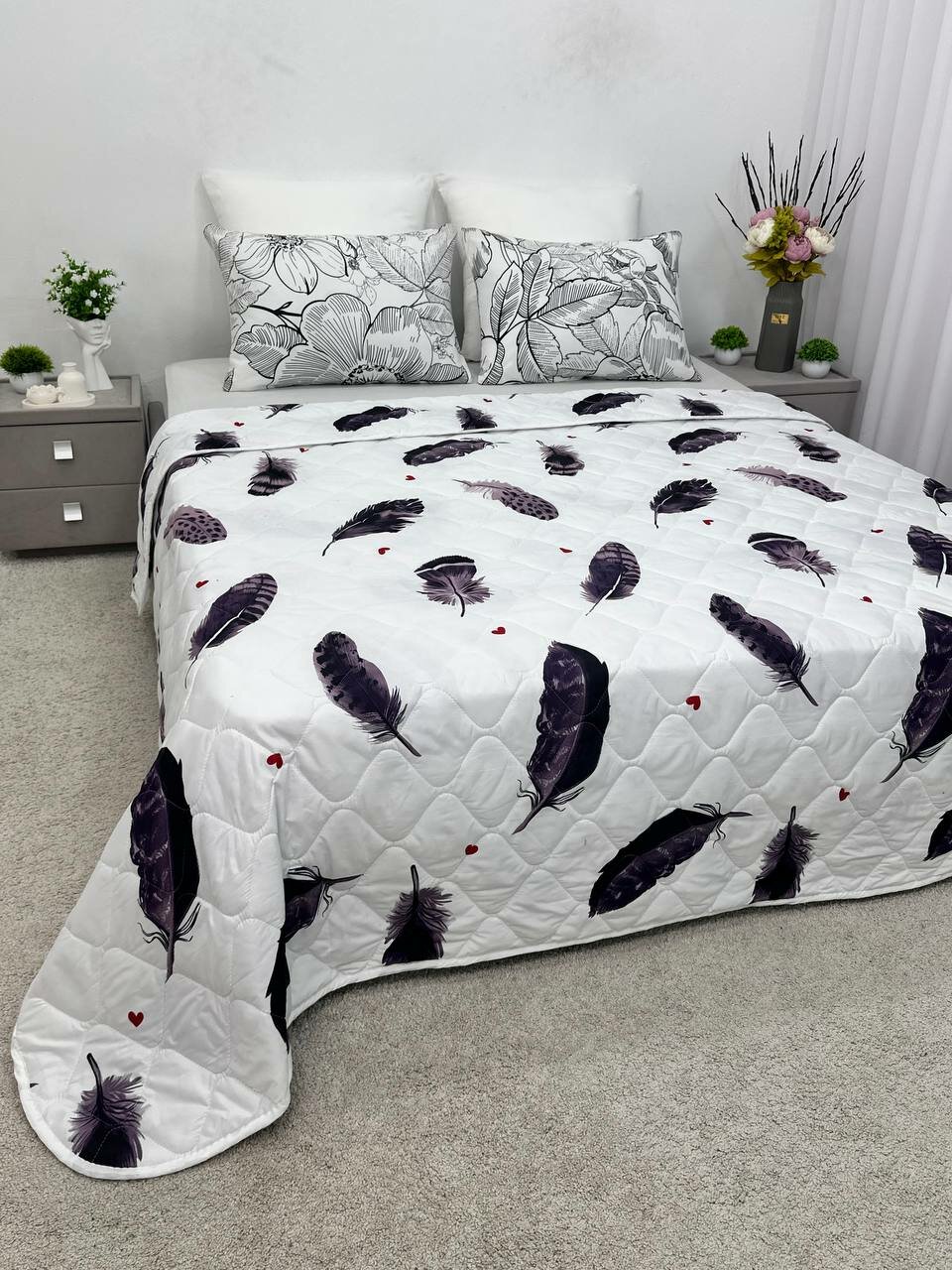 Enamorado покрывало двухстороннее евро макси микрофибра, 100% хлопок