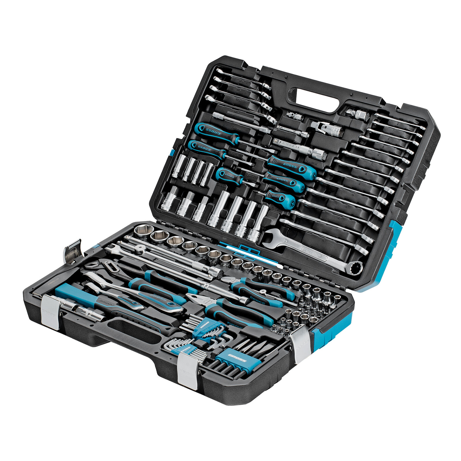 Набор инструментов Gross 115 предметов 1/2", 1/4"