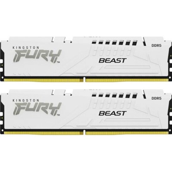 Оперативная память Kingston FURY Beast 32Gb (2x16Gb) DDR5-5600 DIMM White EXPO (KF556C36BWEK2-32)