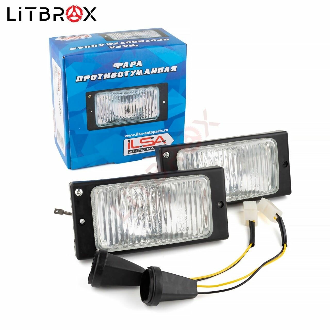 Фары противотуманные (Штатные) (К-т. 2 шт.) "ILSA" ВАЗ LADA 2110-12, 2113-15 / LS0270 / 21100-3743010-03
