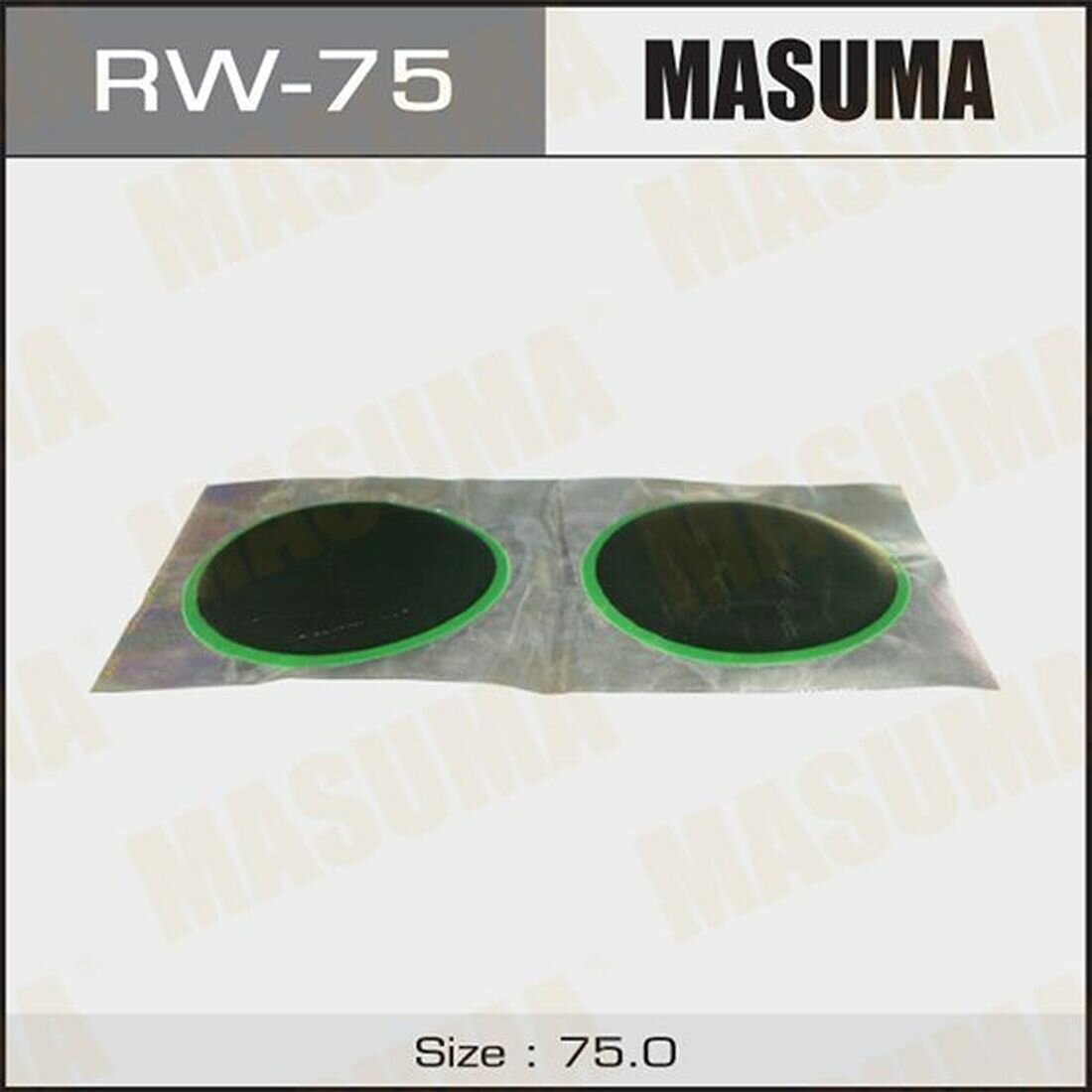 Заплатки Masuma универсальные, горячая вулканизация, d75mm RW-75 1шт.