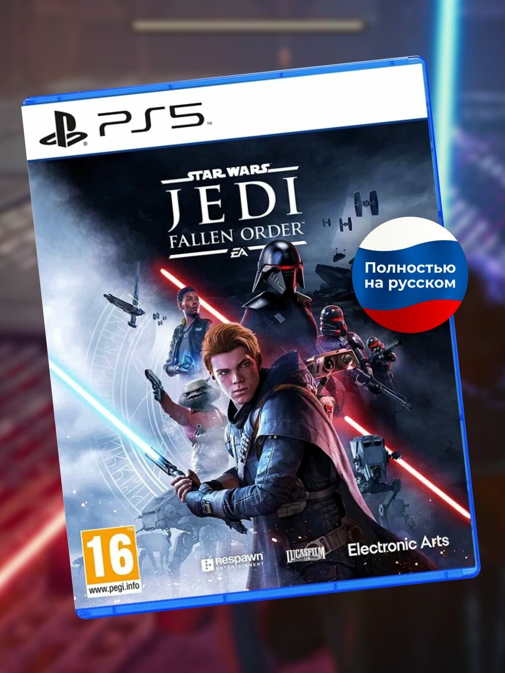 Видеоигра Star Wars Jedi Fallen Order на PS5, для PlayStation 5 на диске полностью на русском