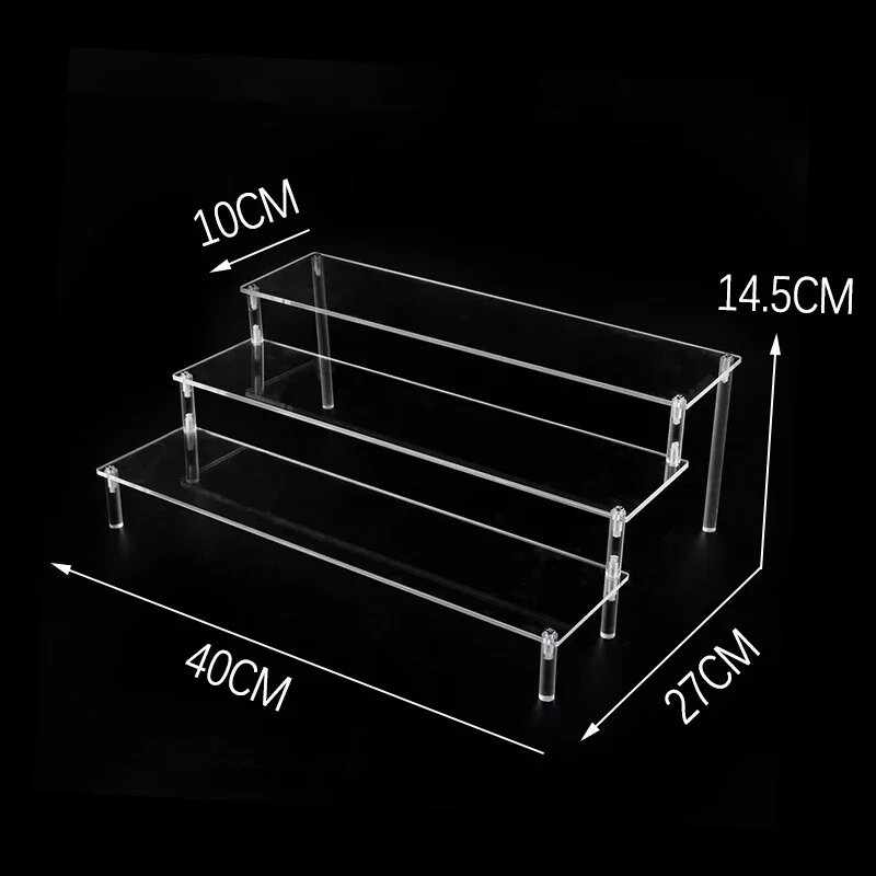 Акриловая подставка 3 tier 40x10см