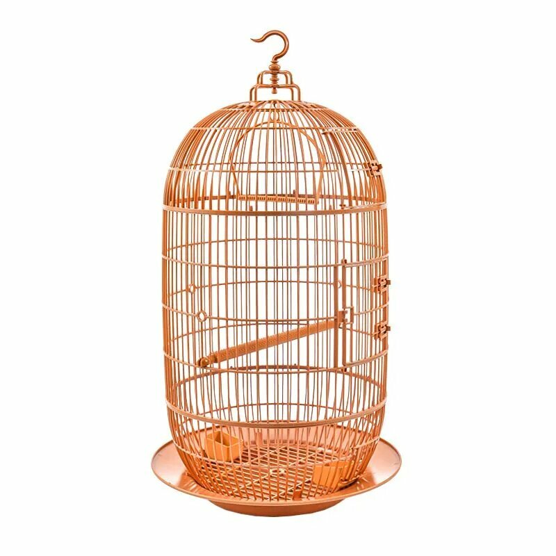 Винтажная подвесная антикварная клетка для домашних птиц