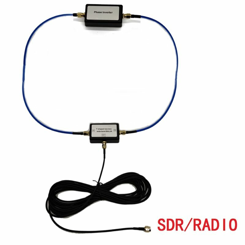 Портативная магнитная антенна YouLoop 250 МВт, пассивная, с малыми потерями, широкополосная для HF и VHF, комплект SMA Male
