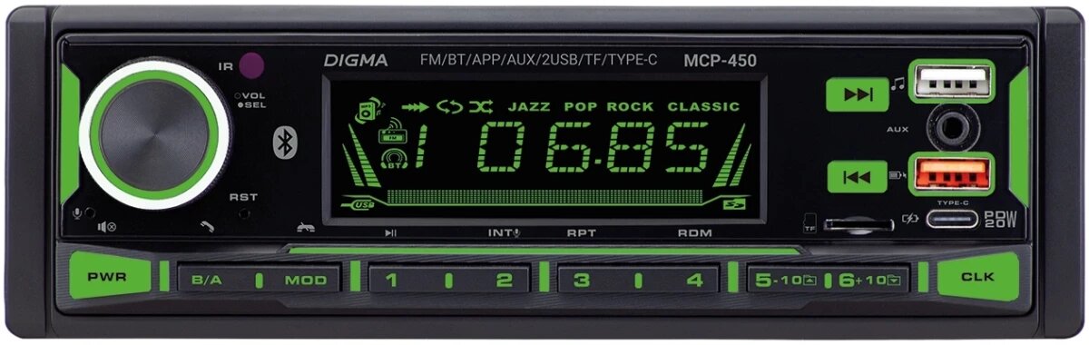 Автомагнитола Digma (MCP-450)