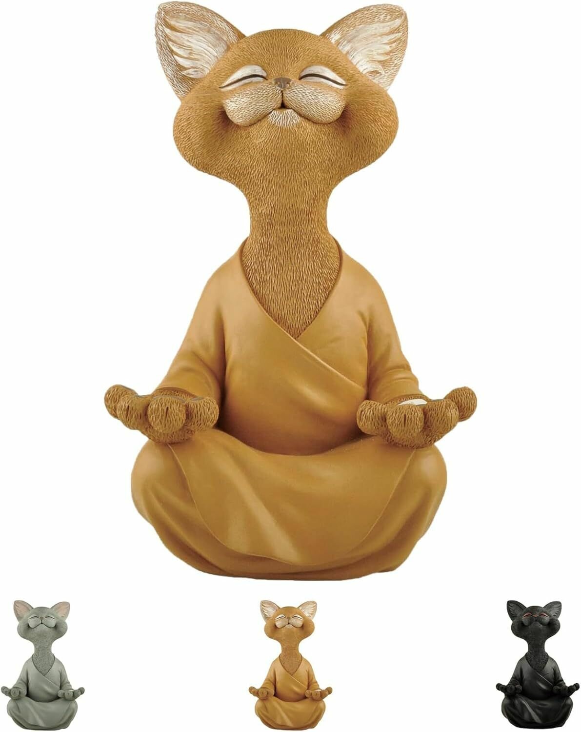 Счастливый кот Будды, Статуя счастливого кота