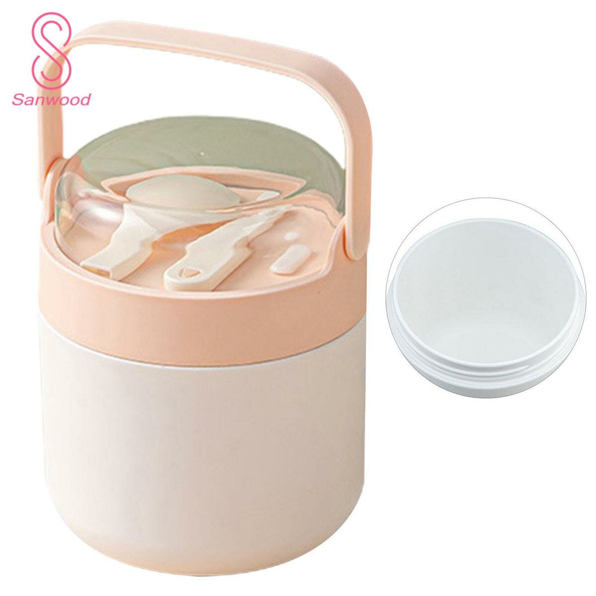 Суповая чашка пряжка дизайн столовая кухня горячий суп молоко каша пищевой контейнер