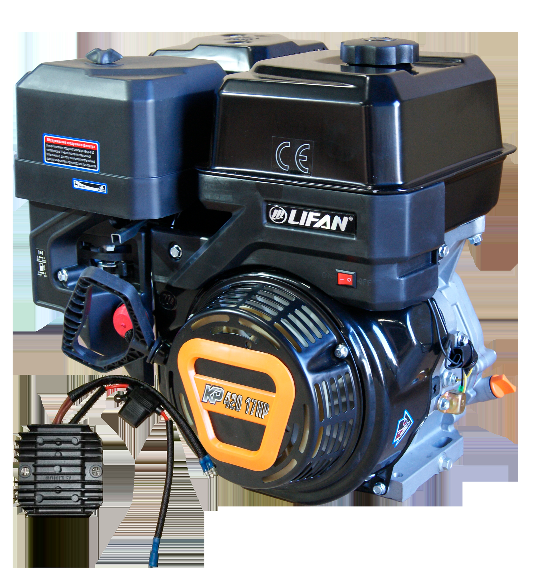 Двигатель Lifan KP420 (17 л. с, 190F-T) KP420 (190F-T)