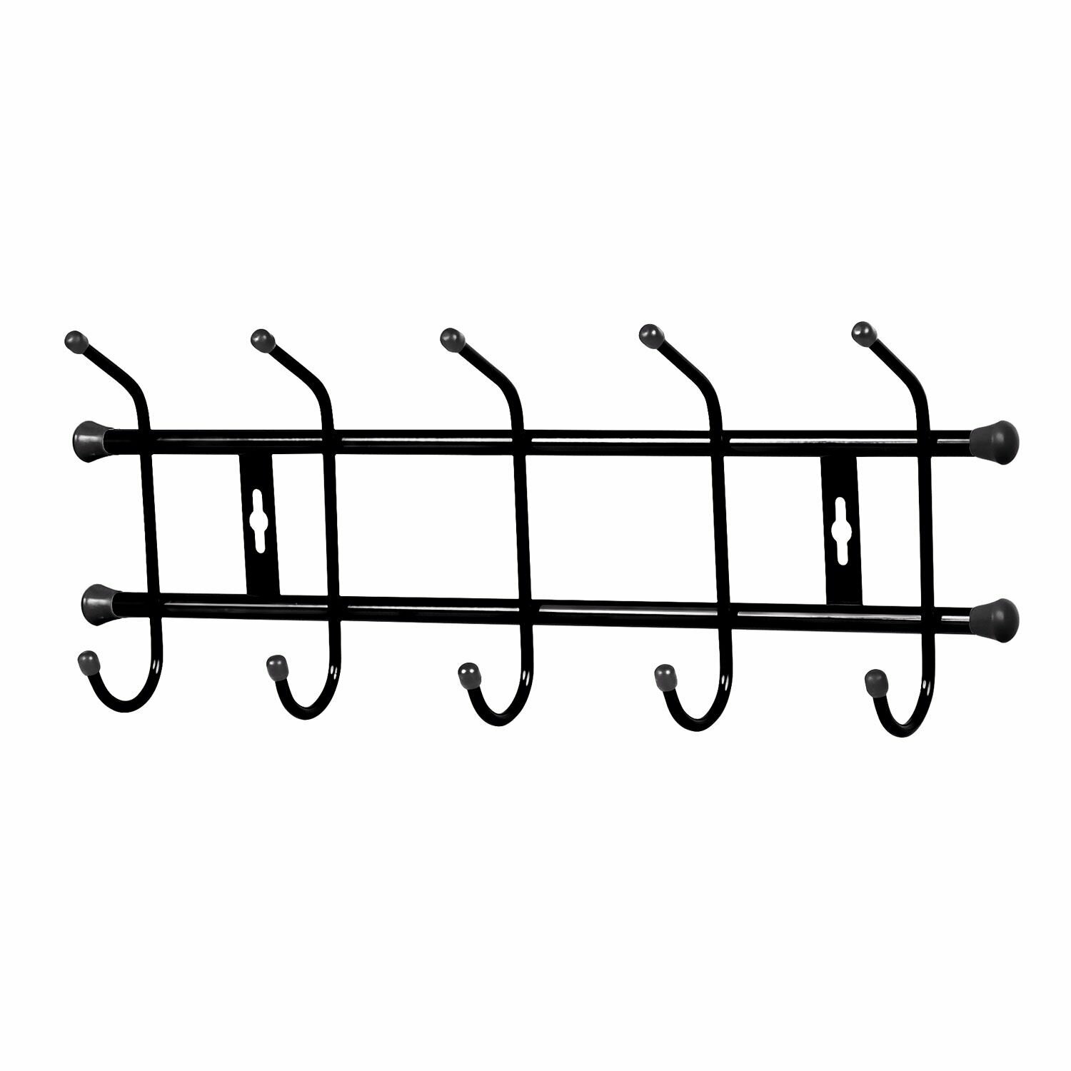 Вешалка настенная Nika ВН5/Ч (484*188мм, 5крючков)