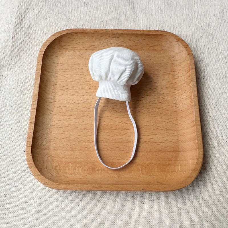 Мини-шапка шеф-повара для куклы 10 см A1