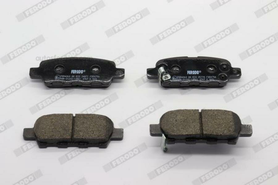 FERODO FDB4756 К-т дисков. тормоз. колодок Nissan Murano 05-, X-Trail 01-