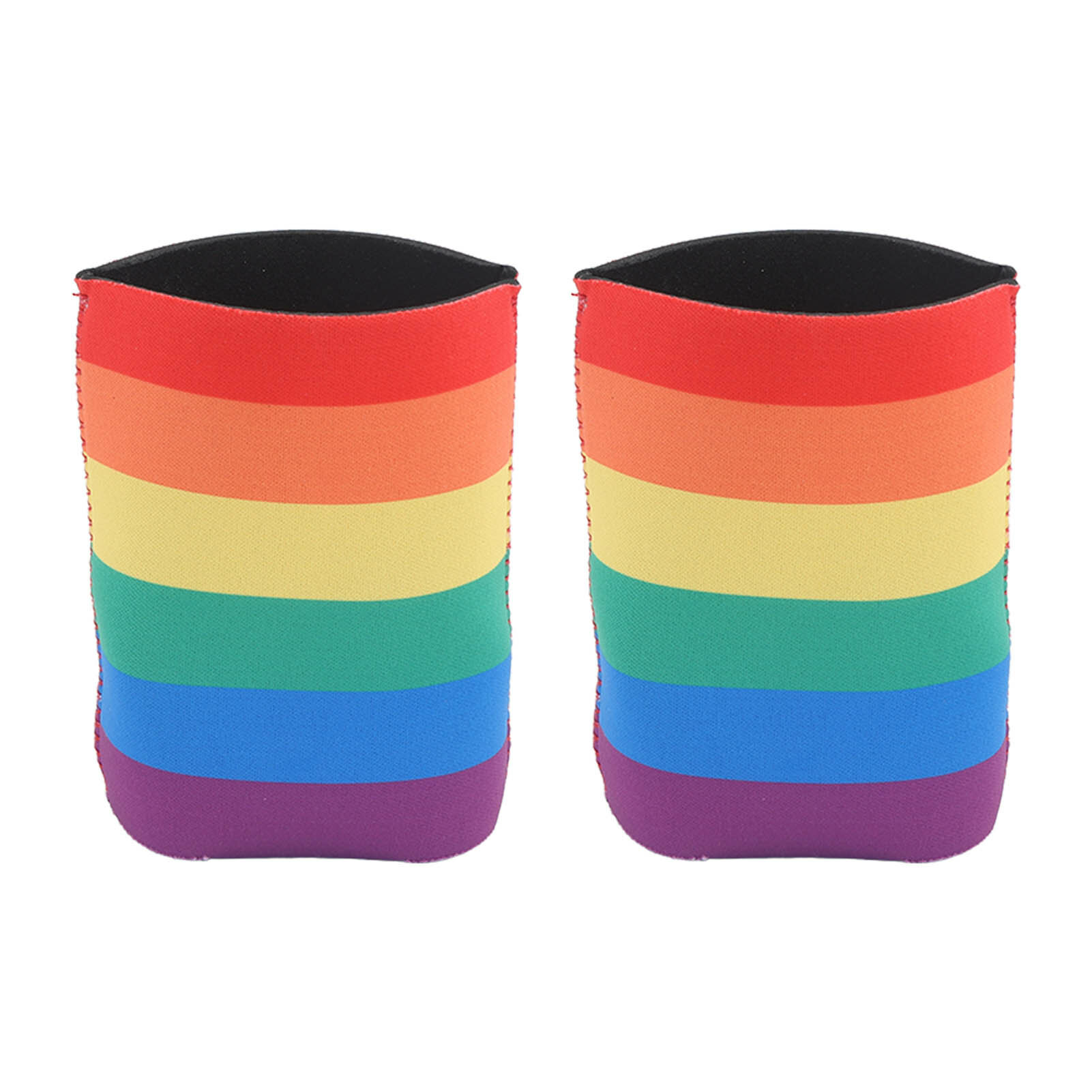 2pcs Изолированные неопреновые банки с рукавами стройная пивная банка кулеры для питья рукава повторно используемого чашки для банок с пивной газировкой