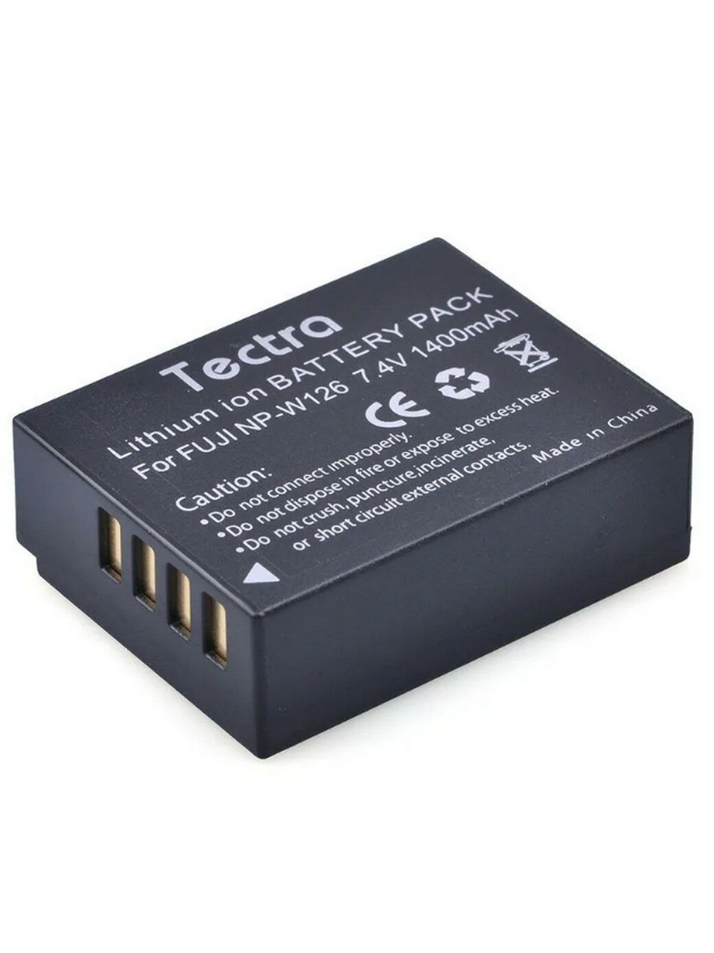 Аккумулятор Tectra, для Fujifilm, NP-W126, Li-Ion, 1400mAh, 7,4V
