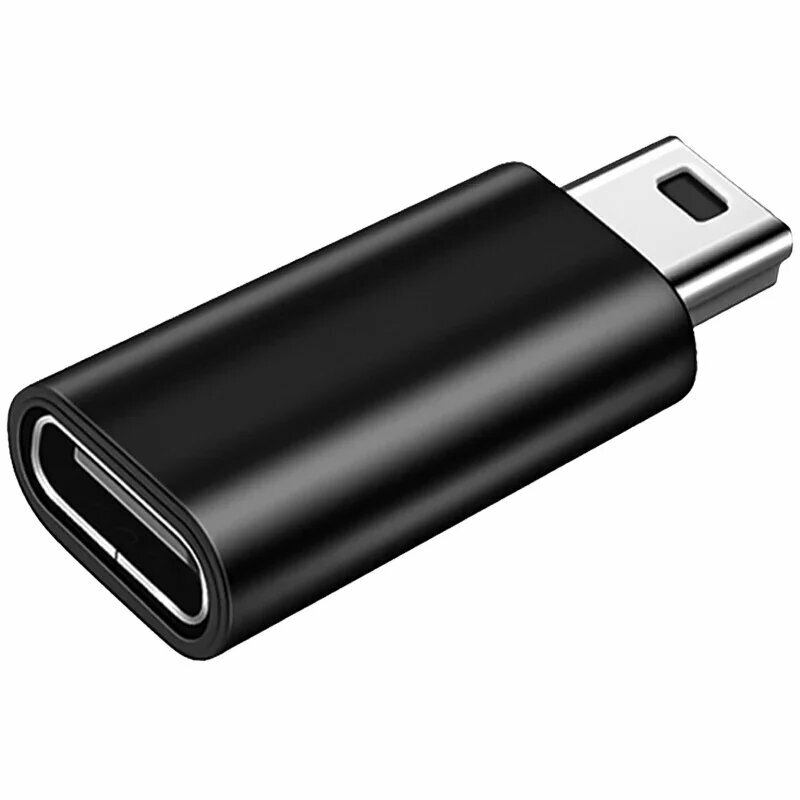 1-3 шт. мини-USB-переходник типа C «мама» для Android-смартфона, планшета, разъема Black-1pcs