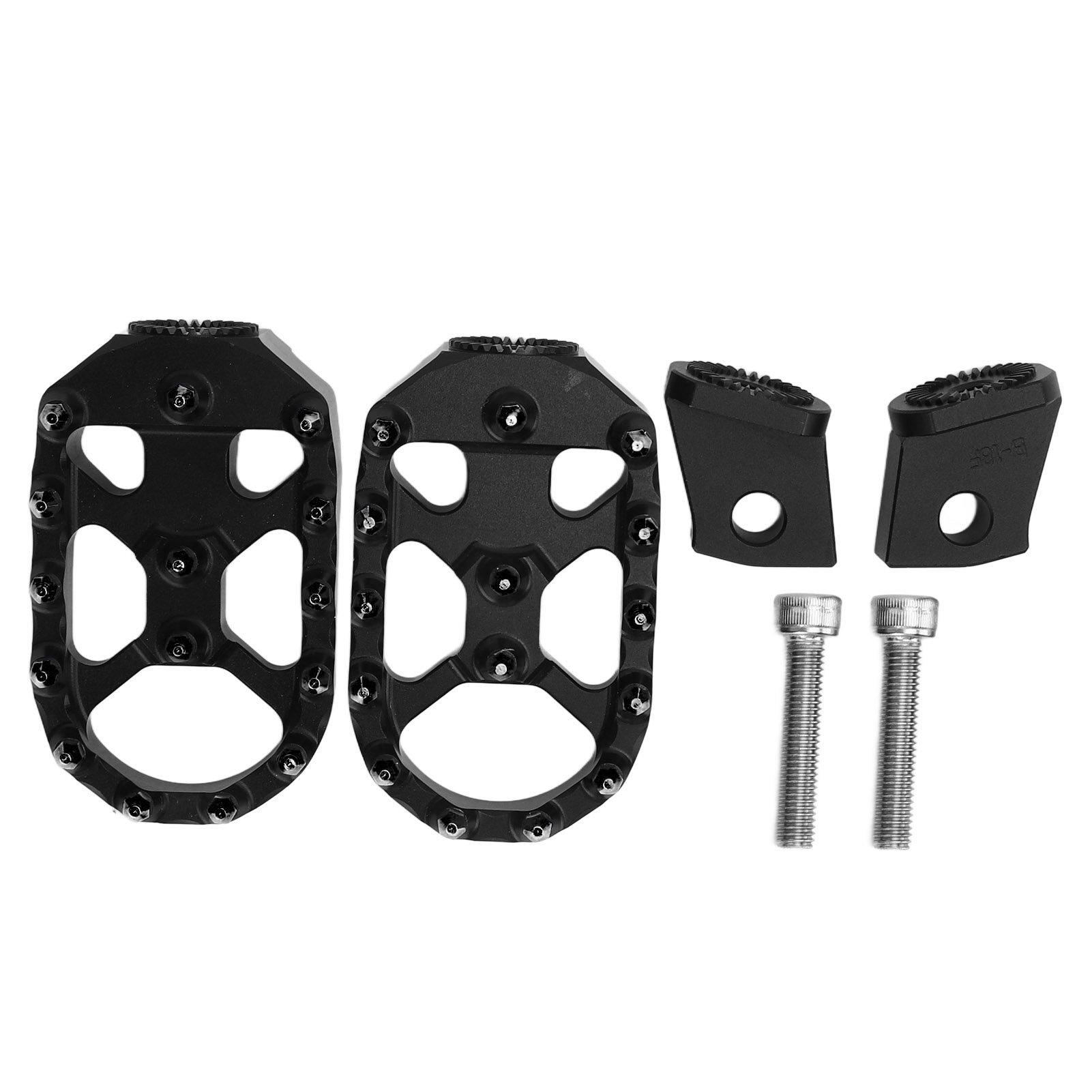 1 пара передних подножек для мотоцикла, противоскользящие педали для водителя, замена подножек для R18 2020‑2022+, черный цвет.