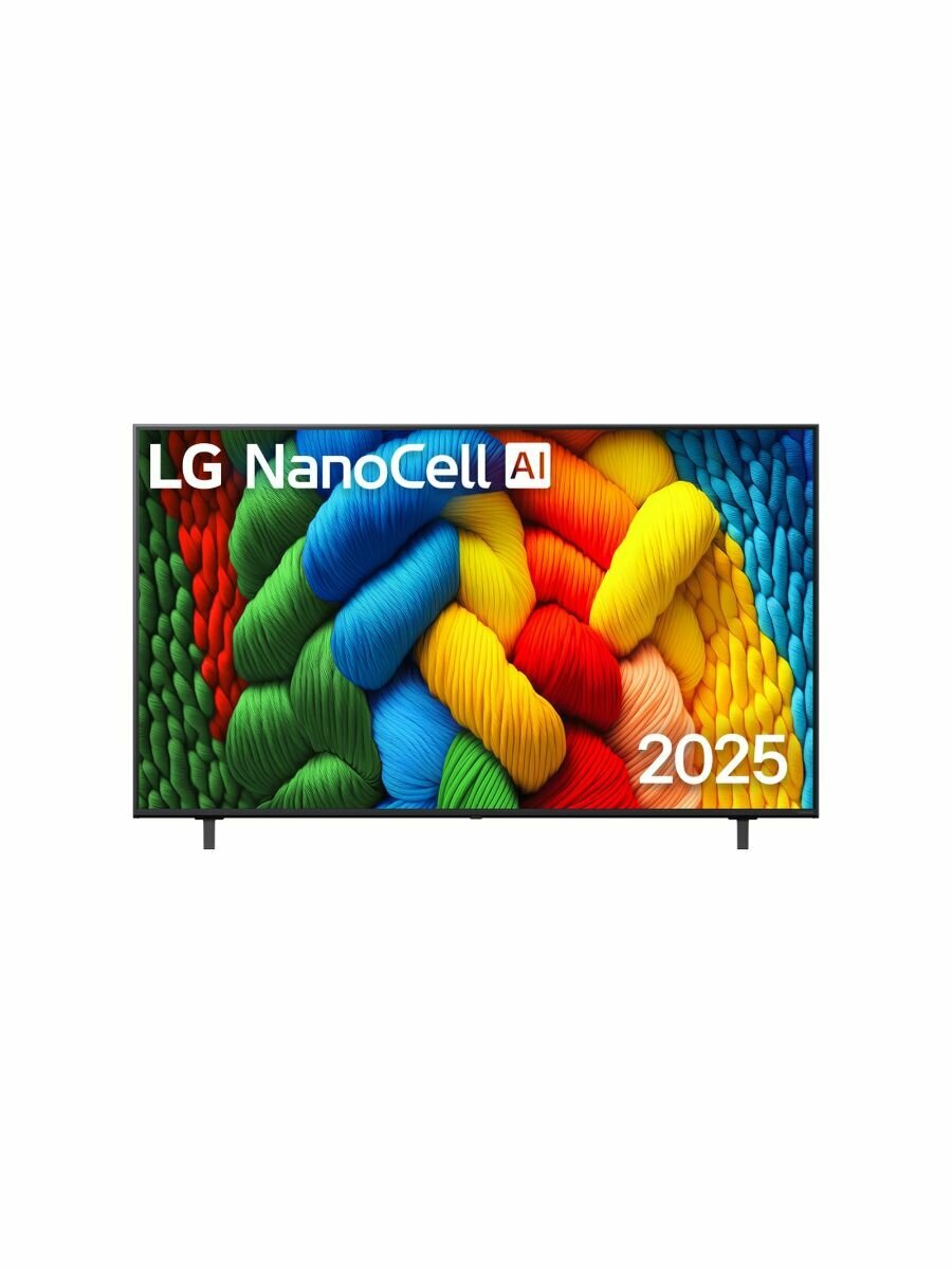 65" Телевизор LG 65NANO80A6B. ARUG, Smart TV, LG Nanocell AI NANO80 4К 2025