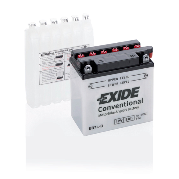 EXIDE Conventional EB7-A 8 Ah 85 A (135x75x133) 135x75x133