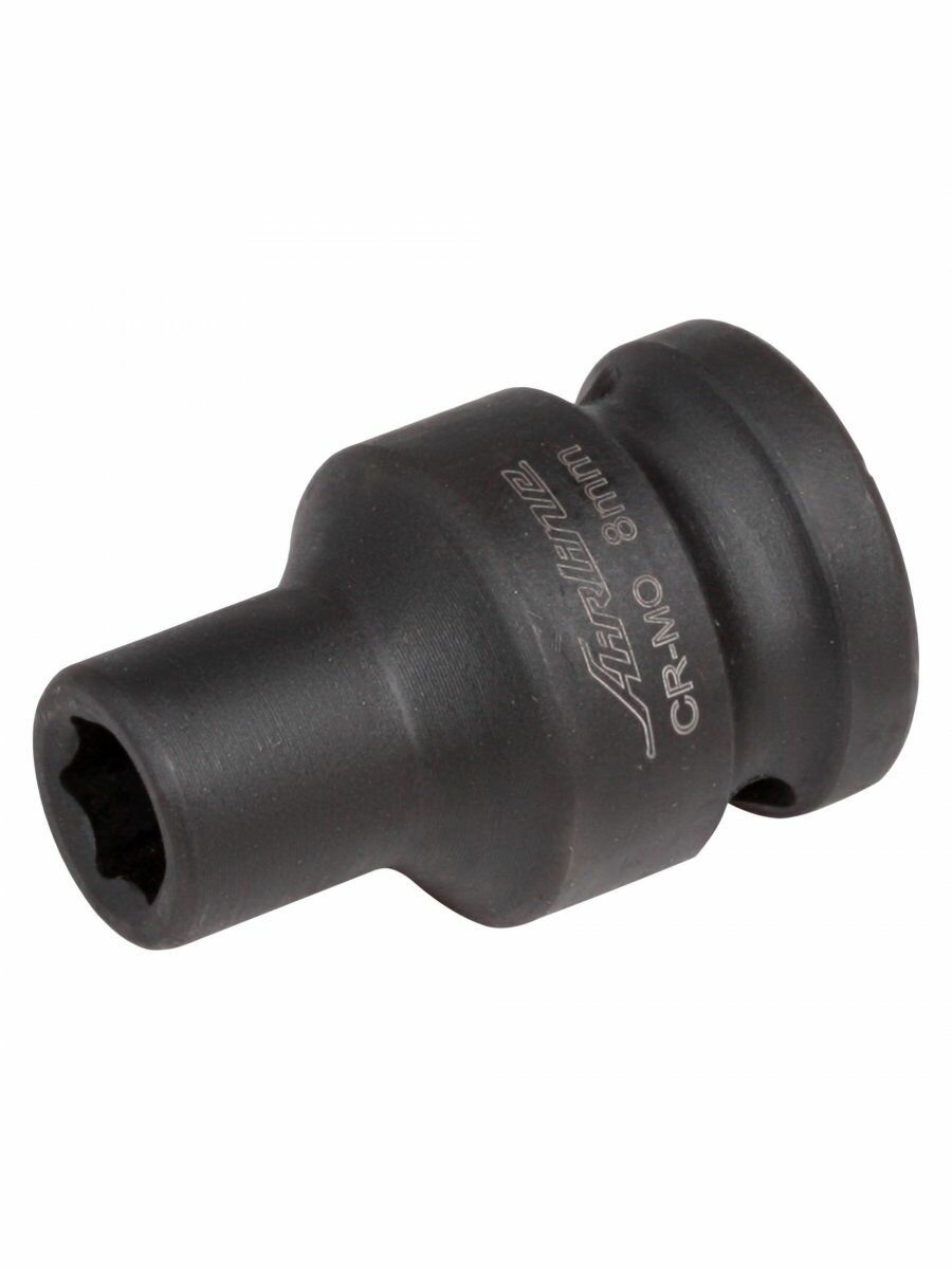 Головка ударная торцевая 1/2" DR шестигранная 8 мм, Airline ATIS1201